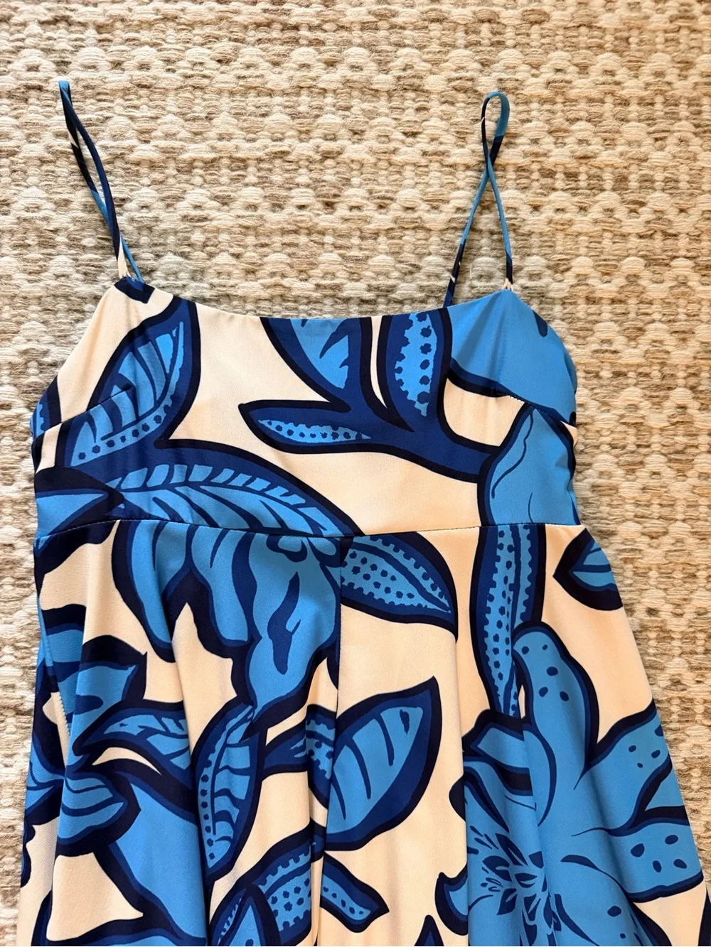 Dresses | Blue Floral Maxi Dress | Poshmark